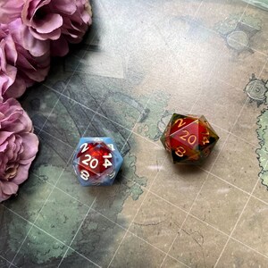 My Hero Academia Shoto & Hawks - D20 Liquid Core Resin Dice - Etsy ...