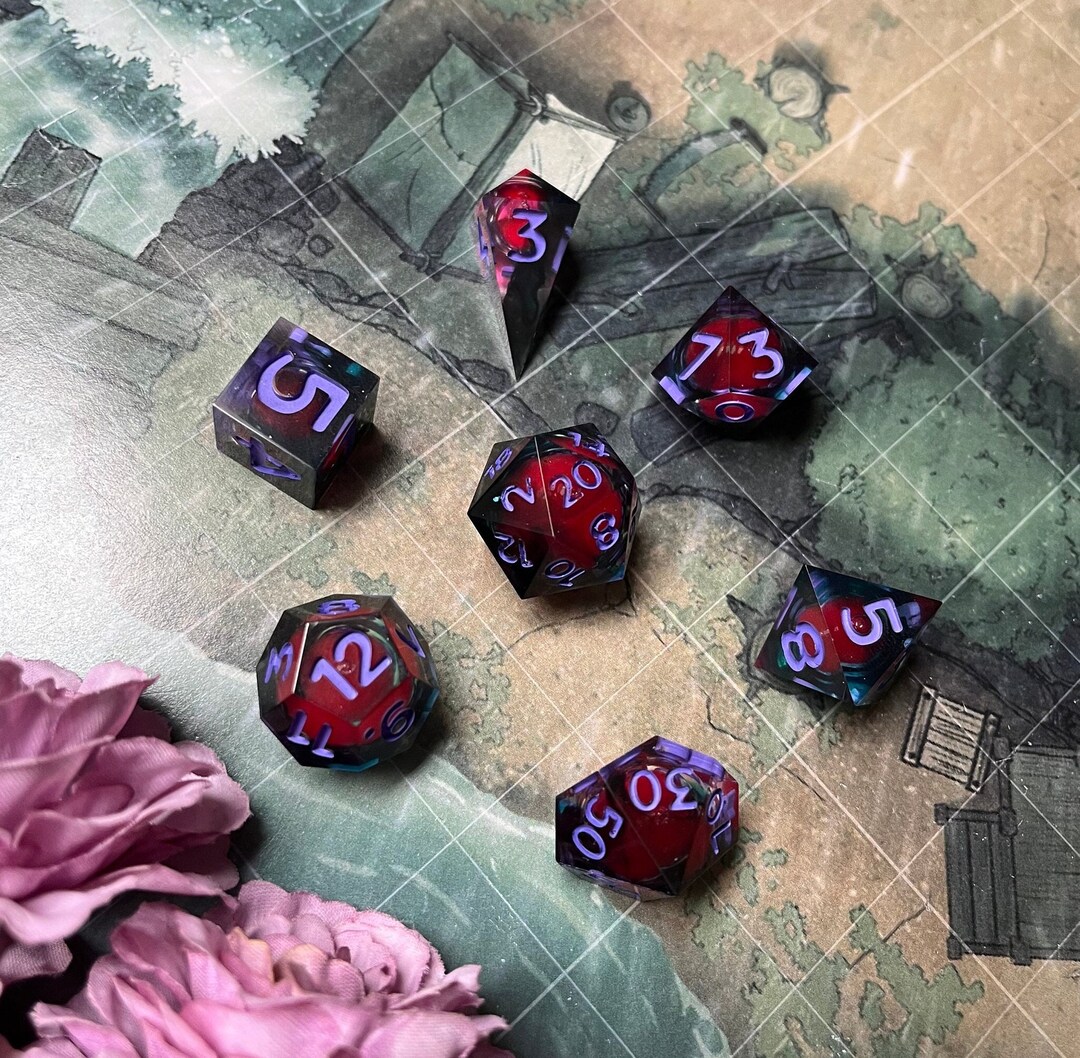 Helluva Boss Fizzaroli Liquid Core Resin Dice Set - Etsy
