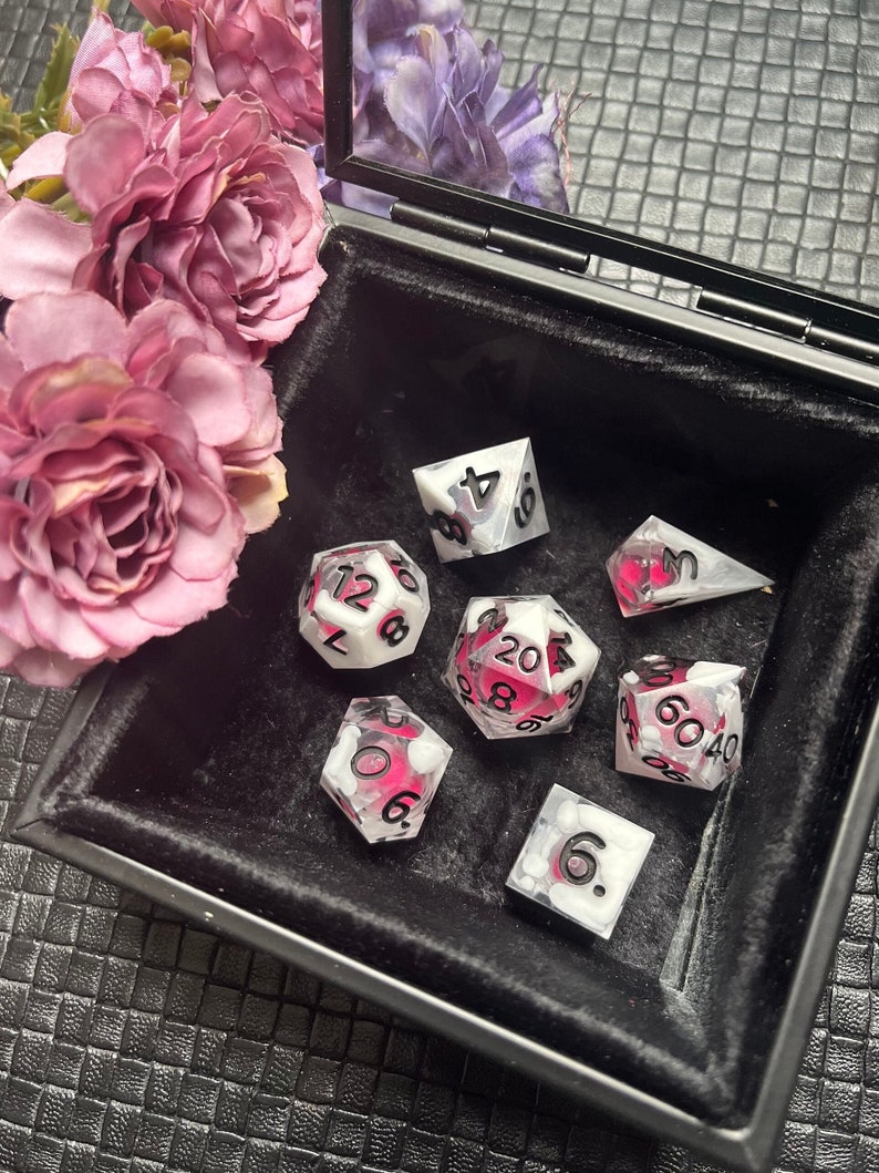 Hazbin Hotel Angel Dust Liquid Core Resin Dice Set - Etsy