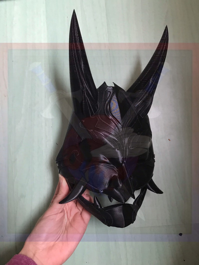 Xiao Mask Genshin Impact 3D Printed Kit - Etsy
