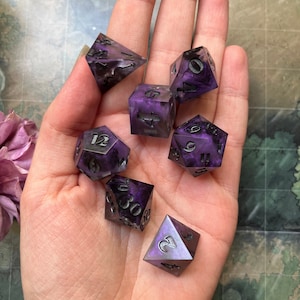Baldur's Gate 3 Shadowheart Shar Resin Dice Set - Etsy