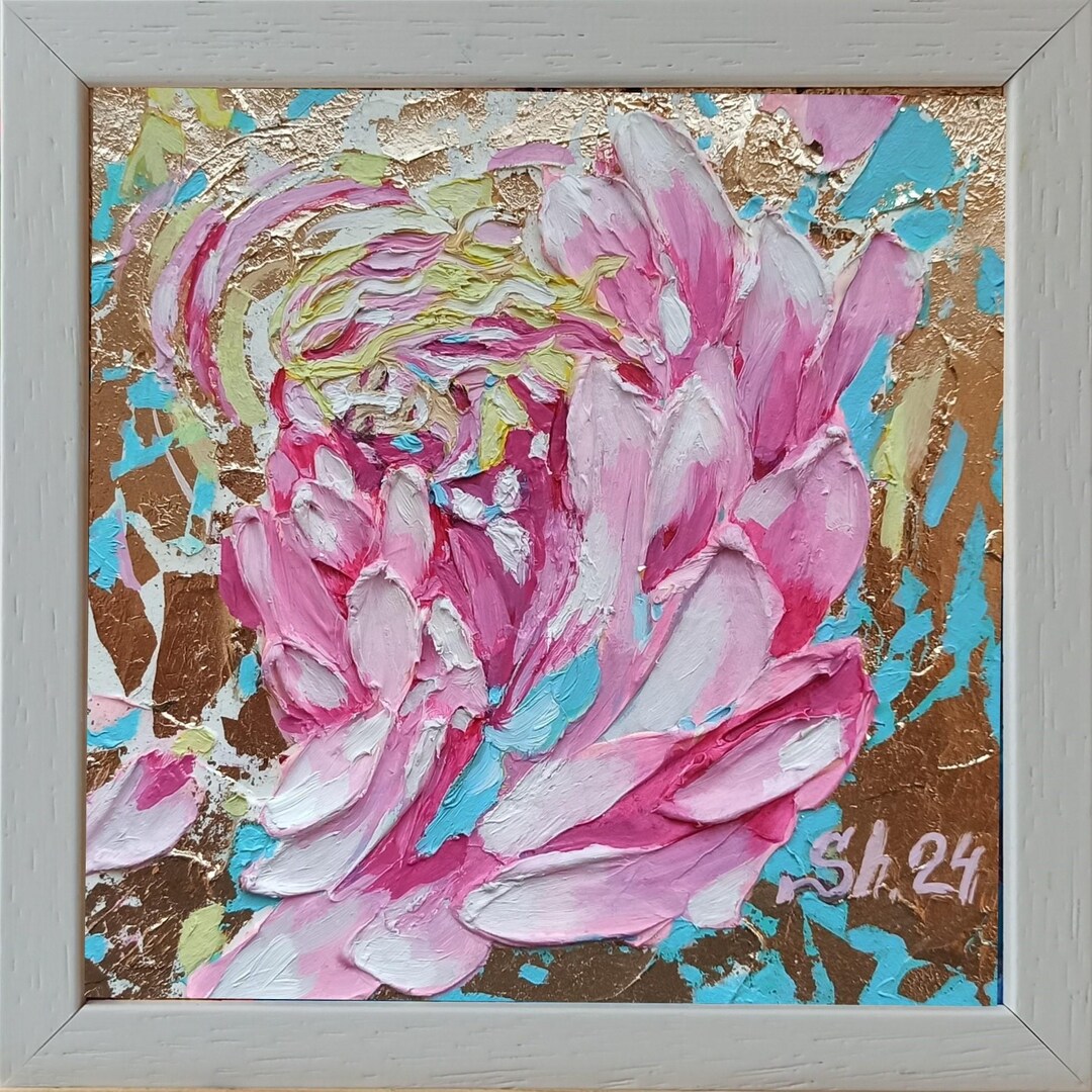 Pink Angel Painting, Angel Art, Spiritual Warfare Original, Heaven Sky ...