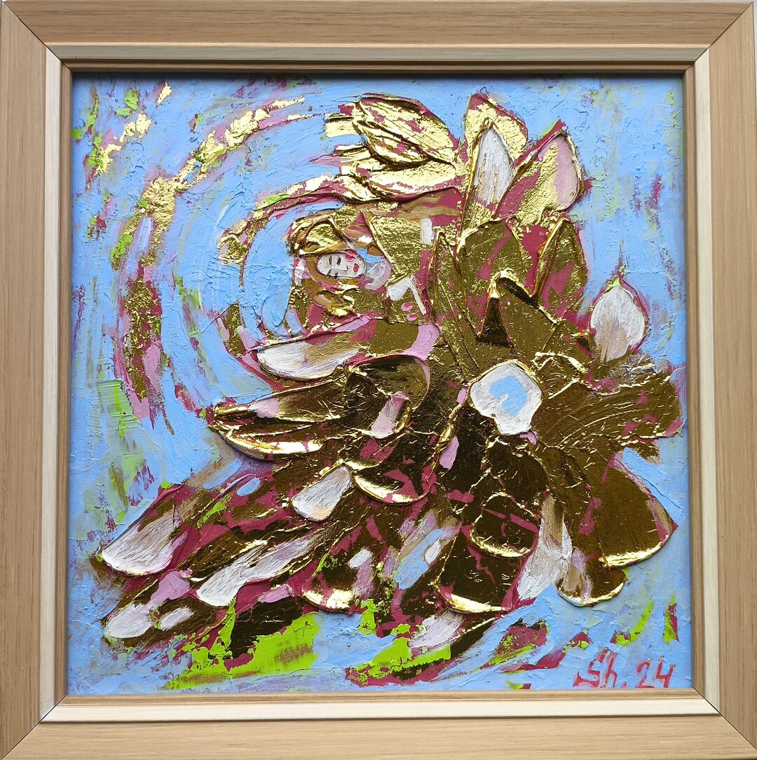 Angels Original, Modern Christian Artwork, God Textured Art, Holy ...