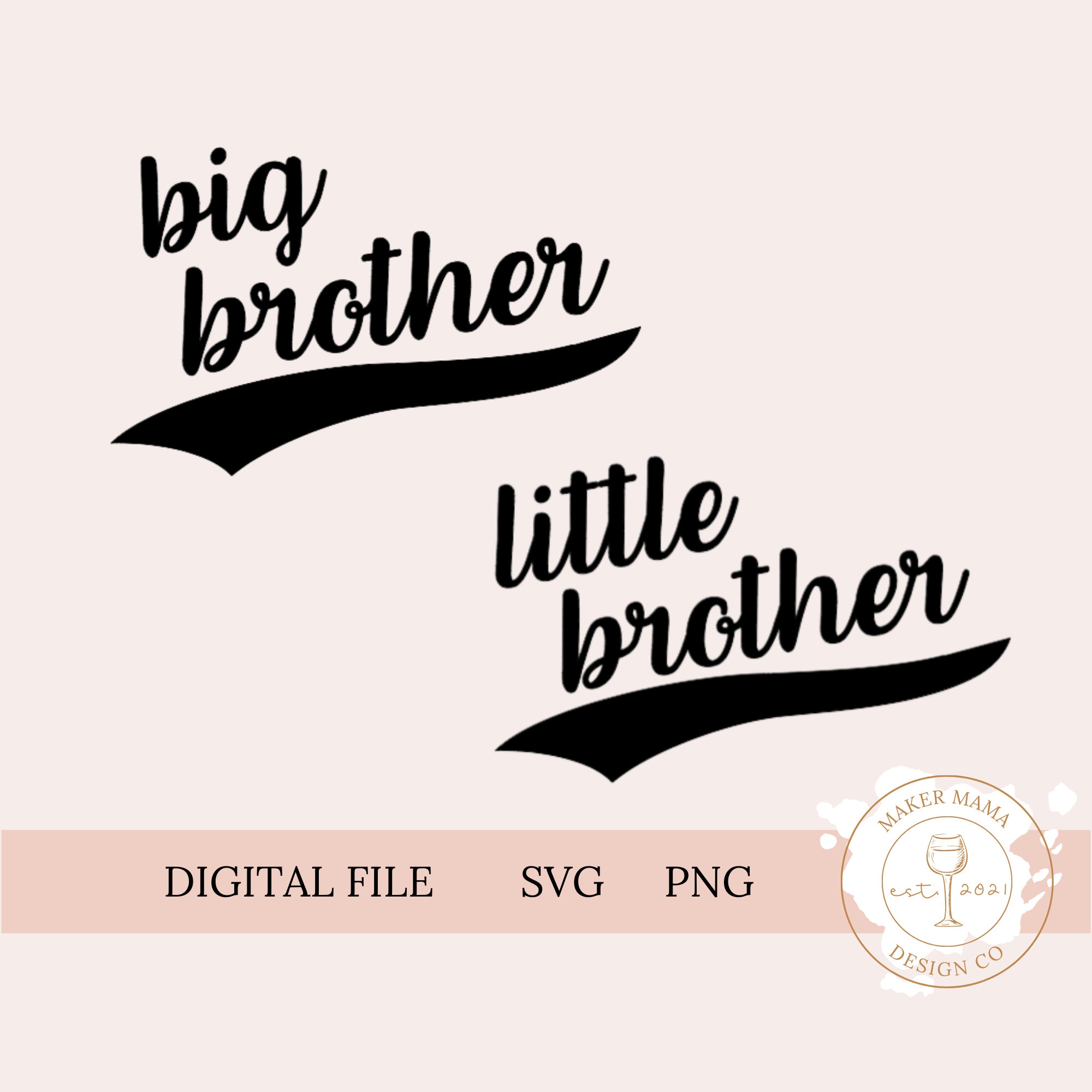 New baby svg cut files Little brother SVG Baby boy svg cutting file ...