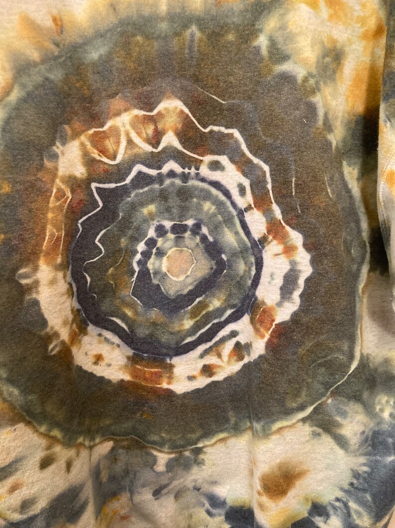 Ice Dyed Hoodie With Geodes - Etsy