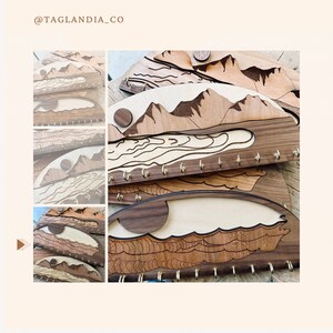 Pet ID Tags Holder, Wall Mount Jewelry Holder, Necklace Jewelry ...