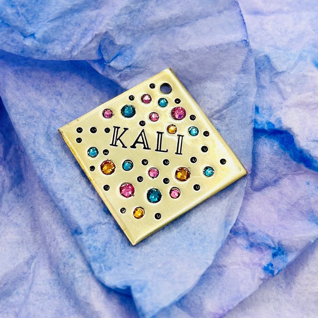 Pet ID Tag, Pixie Dog Tags, Gems, Crystals, Dog Tag for Dogs ...