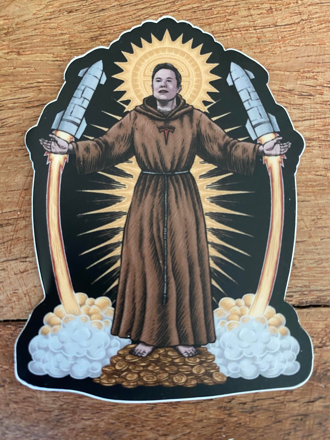 Elon Monk - Elon Musk Sticker - Etsy
