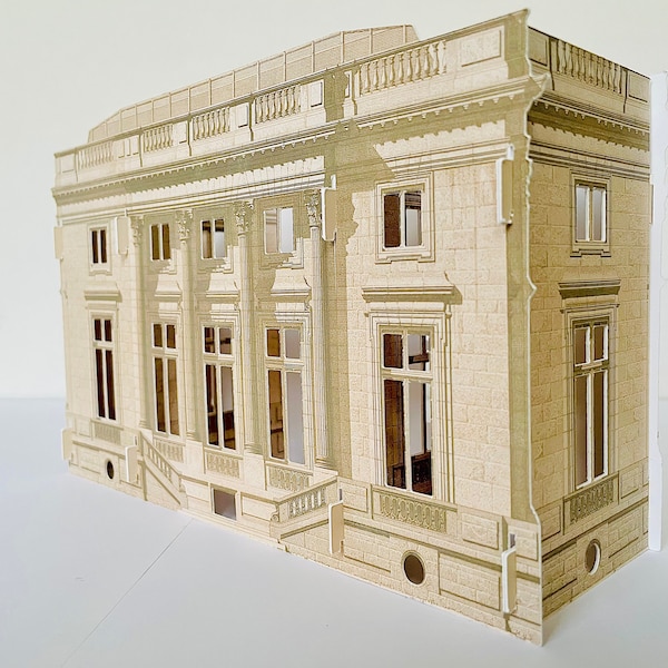 Paper Model House - Etsy