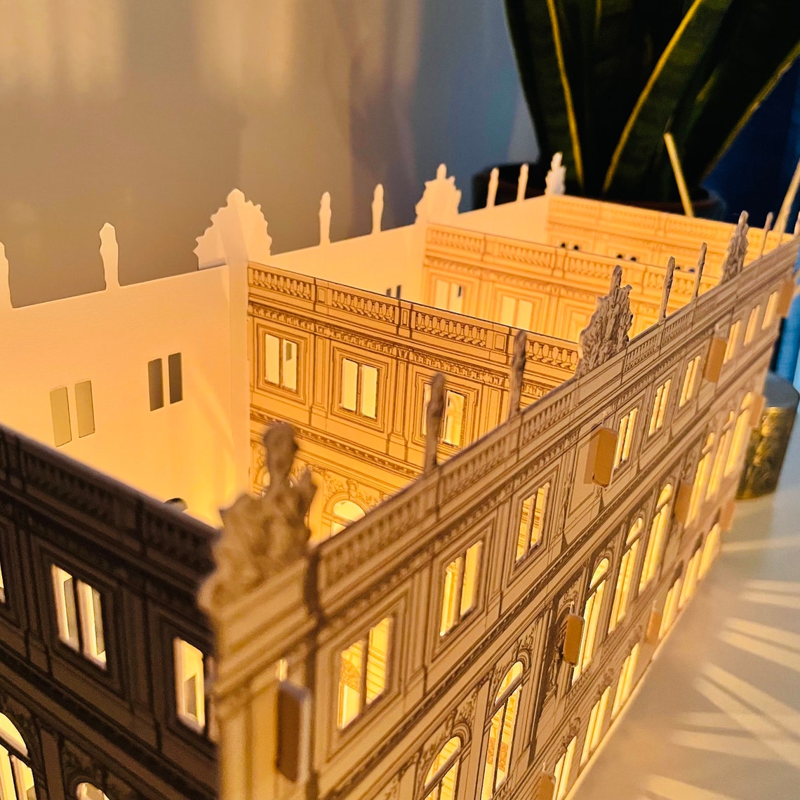 Versailles Palace Paper Lantern Popup Building Art Home Decor | Etsy