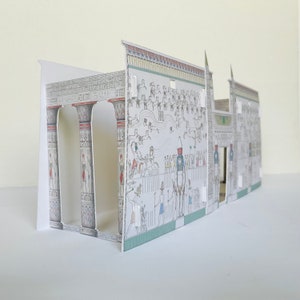 Luxor Temple Paper Lantern Model: Egyptian Architecture Home Decor (LED ...