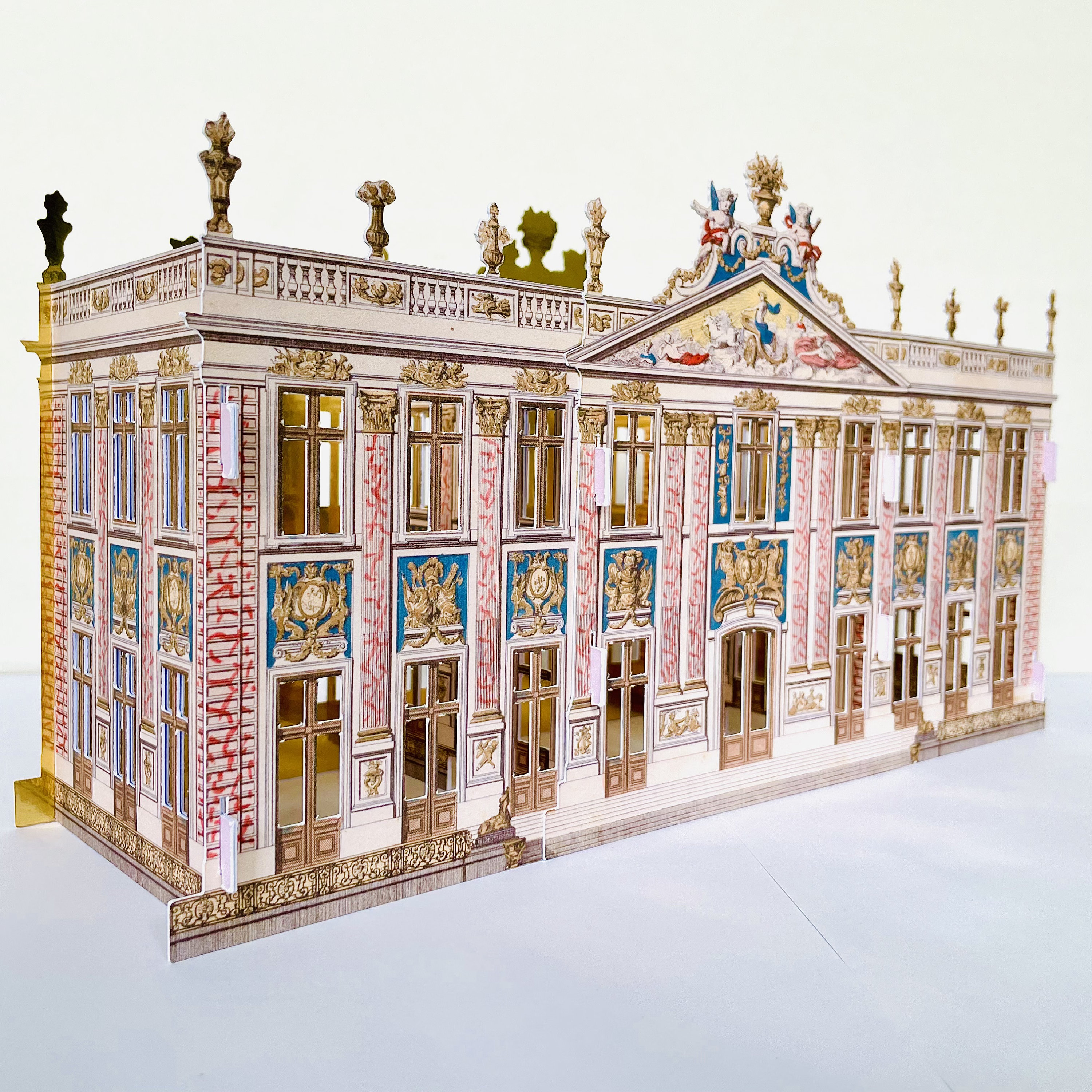 Chateau De Marly Paper Lantern Model: French Architecture Home Decor ...