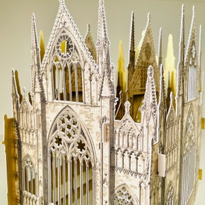 Lincoln Cathedral Paper Lantern Model: British Architecture Home Decor ...