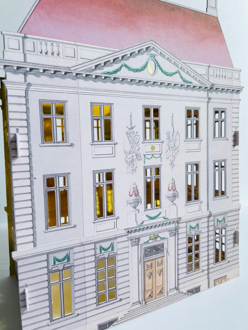 Holland House Paper Lantern Model: Dutch Architecture Home Decor (LED ...