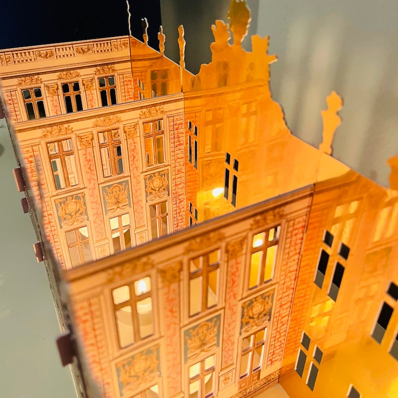 Chateau De Marly Paper Lantern Popup Building Art Home Decor Paper ...