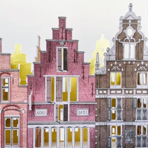 Amsterdam Street Paper Lantern Model: Dutch Architecture Home Decor ...