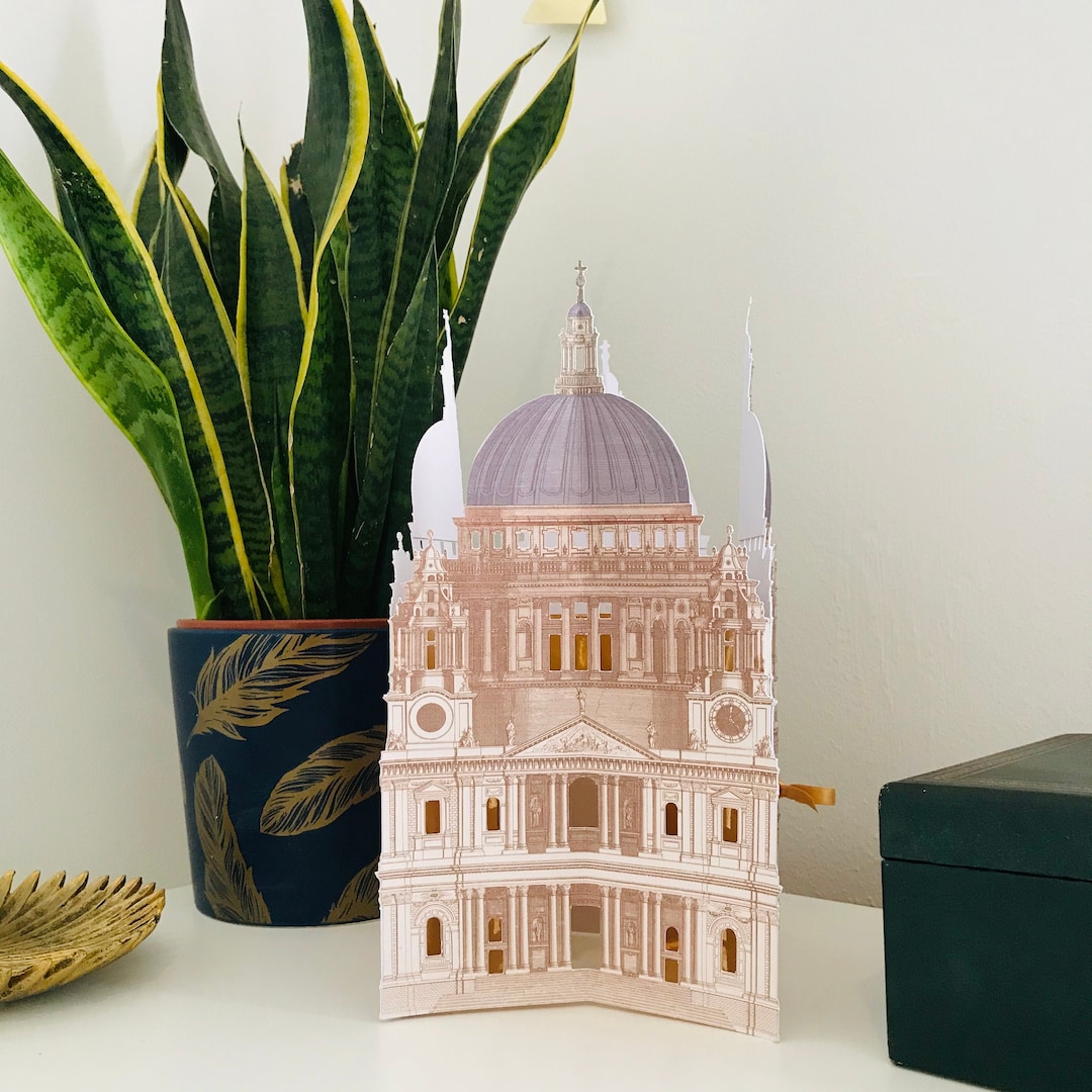Saint Paul's Cathedral Architecture Paper Lantern Popup Building Art ...