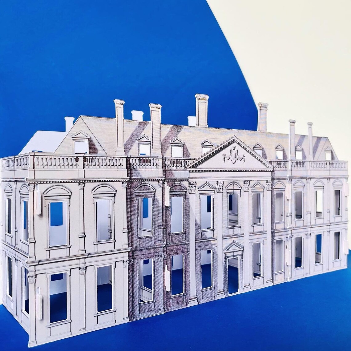 Althorp House Architecture Paper Lantern Popup Building Art Home Decor ...