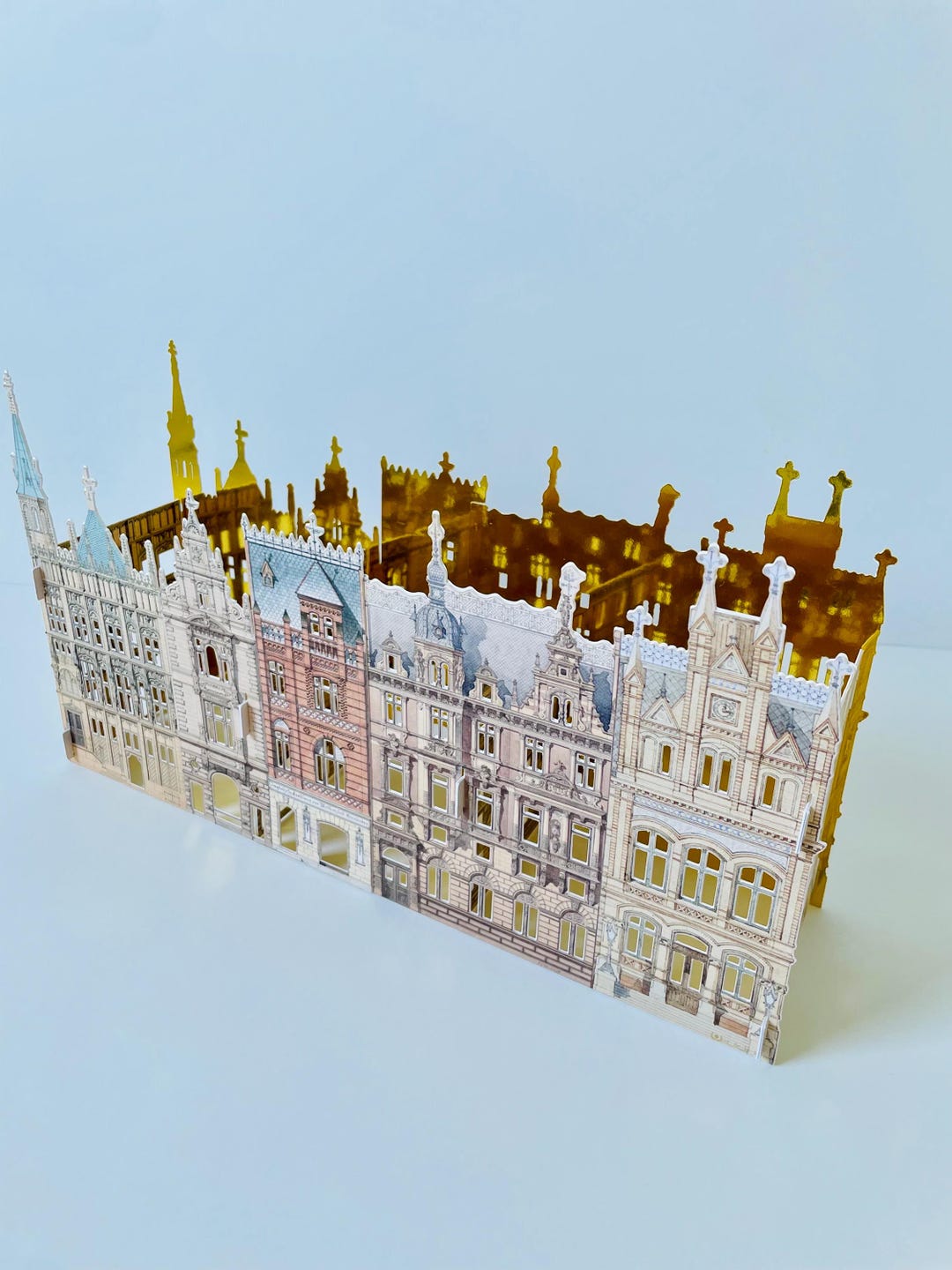 Germania Street Paper Lantern Model: German Architecture Home Decor ...