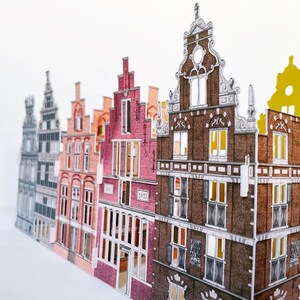 Amsterdam Street Paper Lantern Model: Dutch Architecture Home Decor ...