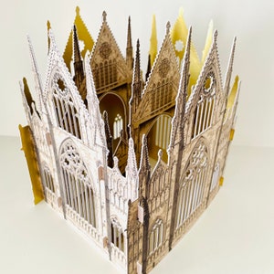 Lincoln Cathedral Paper Lantern Model: British Architecture Home Decor ...
