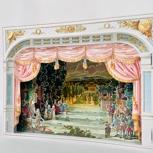 Diorama Della Toscana Theatre Stage Paper Lantern Popup Building Art ...