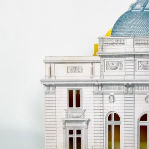 Chateau De Bagatelle Paper Lantern Model: French Architecture Home ...