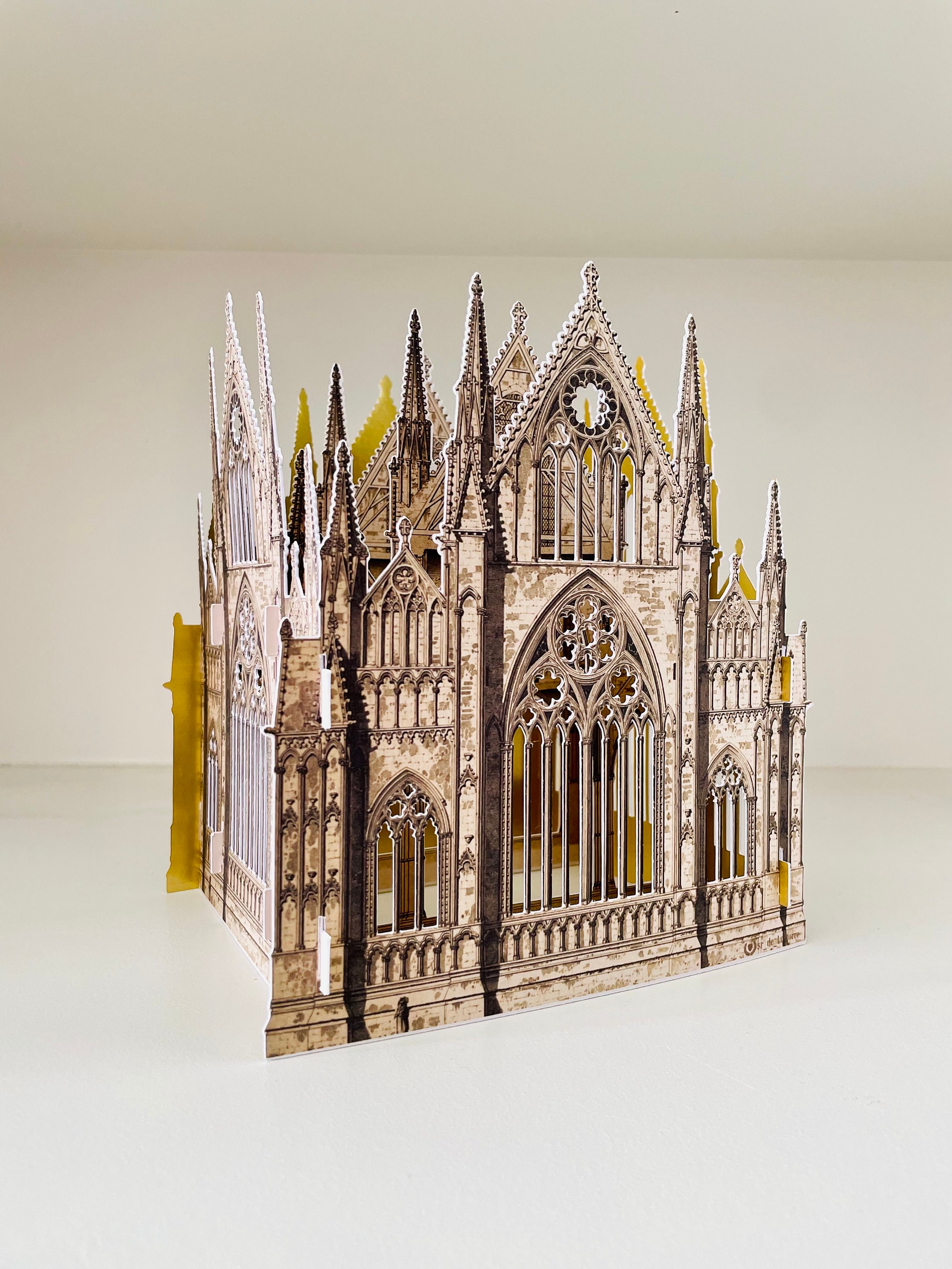 Lincoln Cathedral Architecture Paper Model Popup Building Art - Etsy