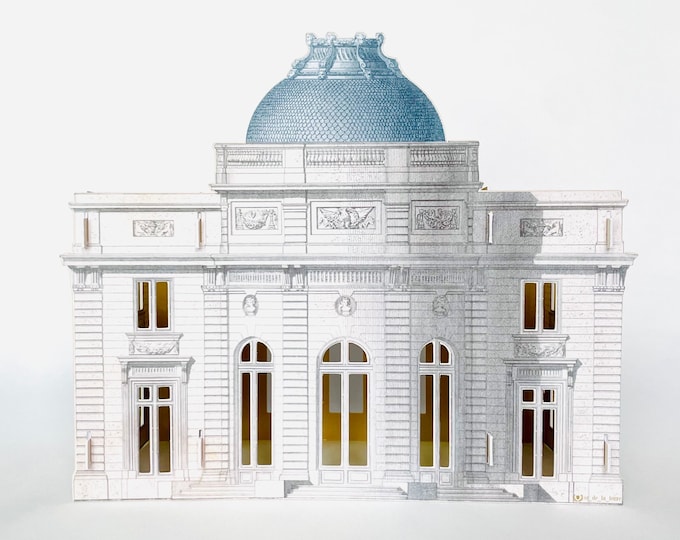 Chateau De Bagatelle Architecture Paper Lantern Popup Building Art Home ...