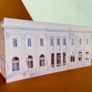 Marble House Newport Paper Lantern Popup Building Art Home Decor Paper ...