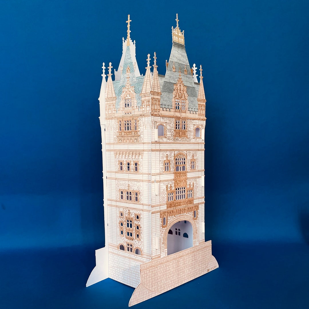 Tower Bridge Lantern Popup Building Art Home Decor Paper Decoration ...