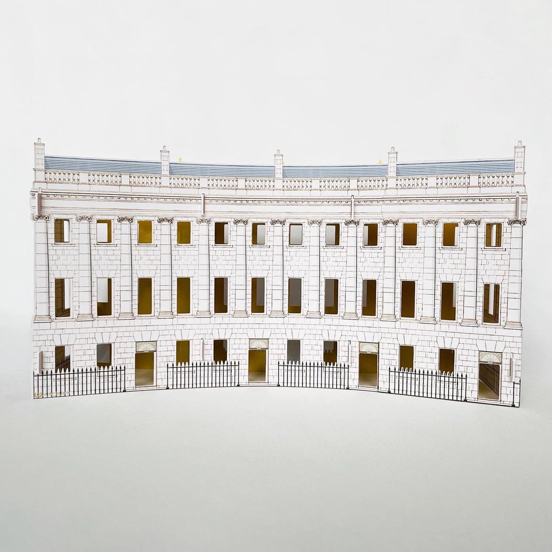 Bath Royal Crescent Architecture Paper Lantern Popup Building Art Home ...