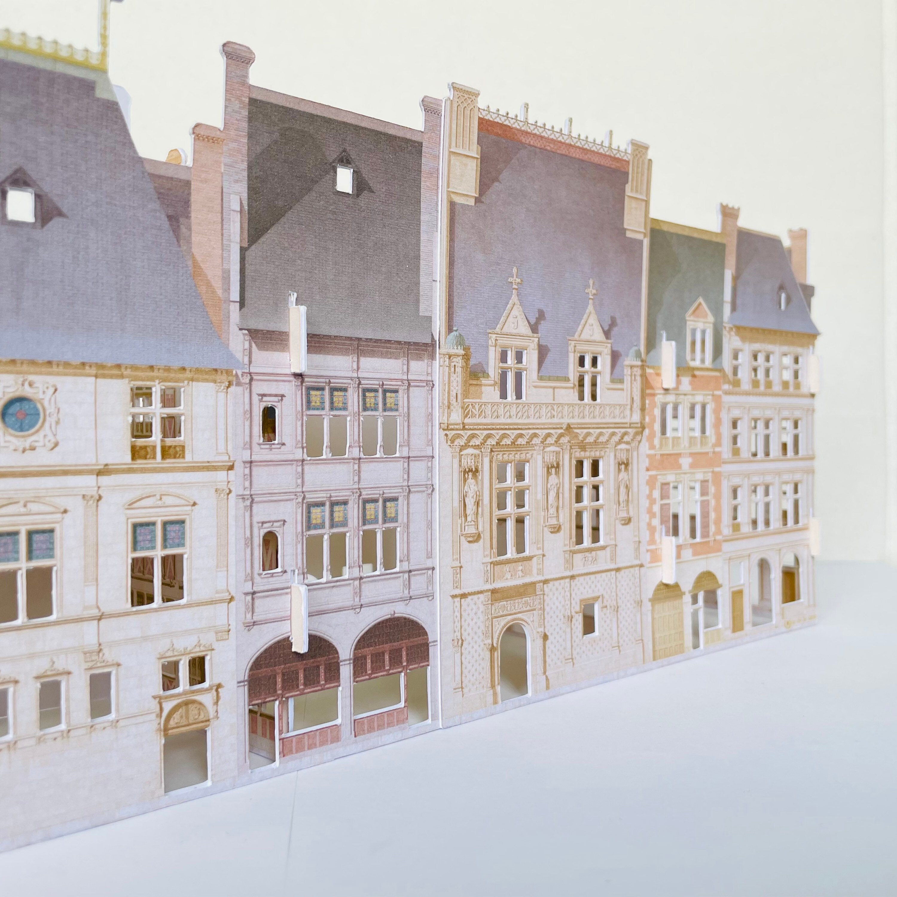 Rue D'orleans Street Architecture Paper Lantern Popup Building Art Home ...