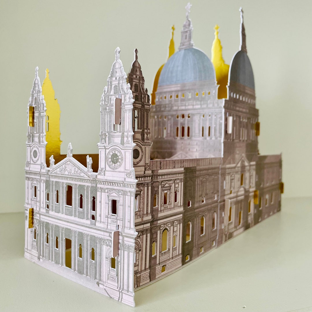 St Paul's Cathedral Architecture Paper Lantern Popup Building Art Home ...