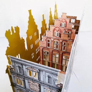 Amsterdam Street Paper Lantern Model: Dutch Architecture Home Decor ...