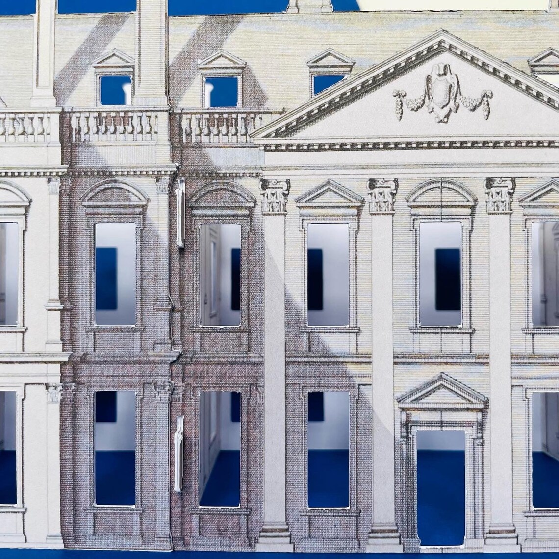Althorp House Architecture Paper Lantern Popup Building Art Home Decor ...