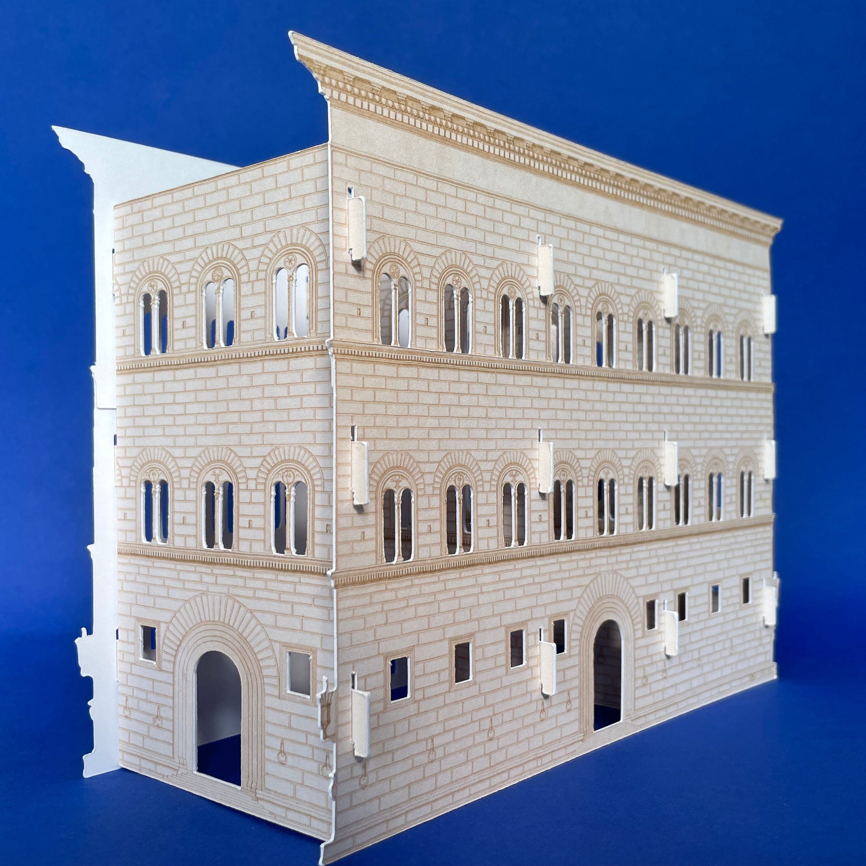 Palazzo Strozzi Architecture Paper Lantern Popup Building Art - Etsy UK