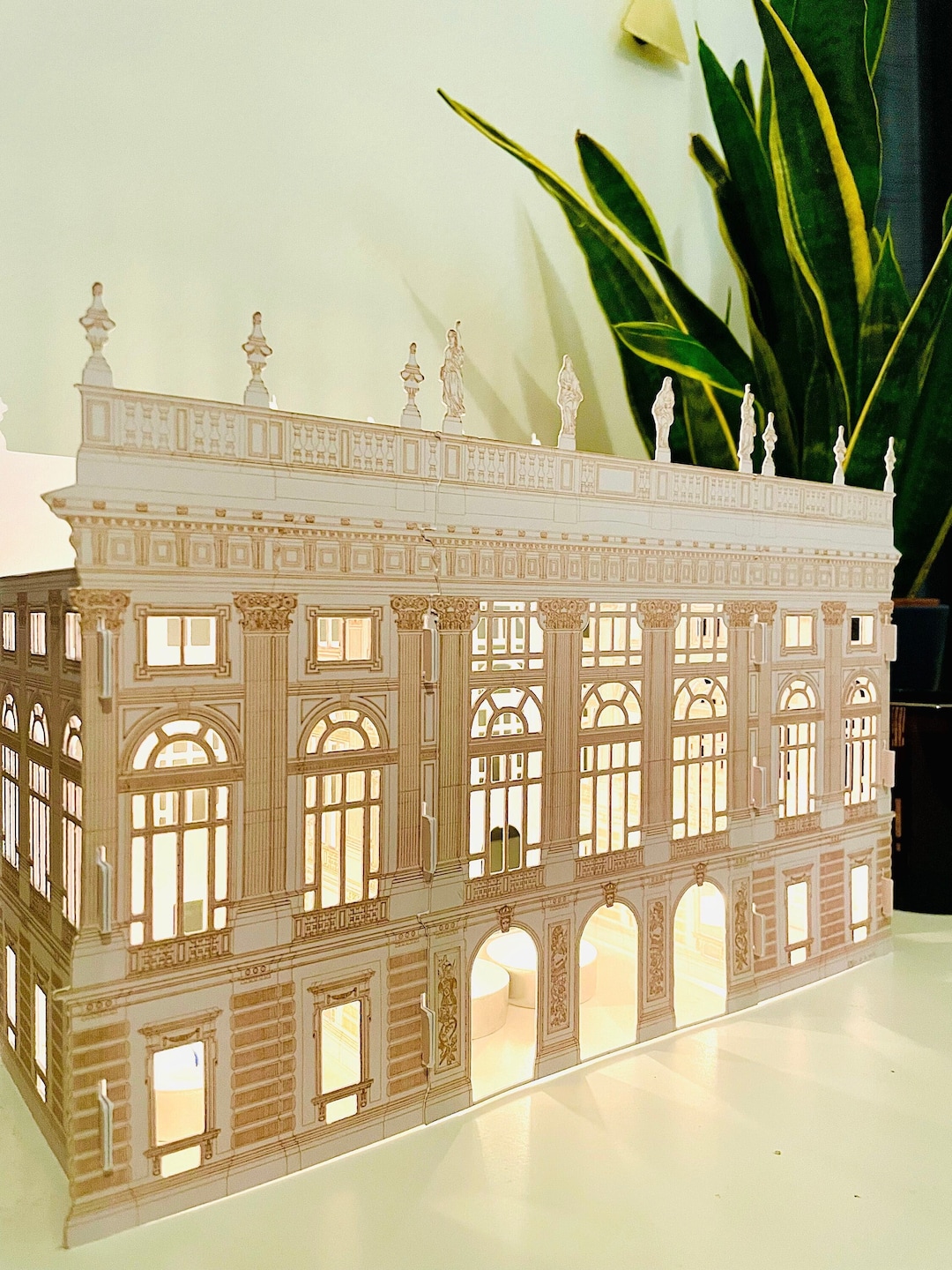 Palazzo Madama Architecture Paper Lantern Popup Building Art Home Decor ...