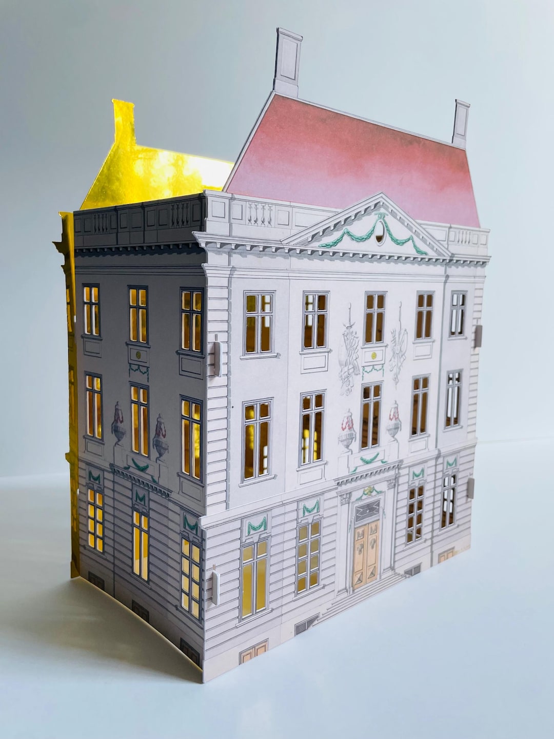 Holland House Paper Lantern Model: Dutch Architecture Home Decor (LED ...