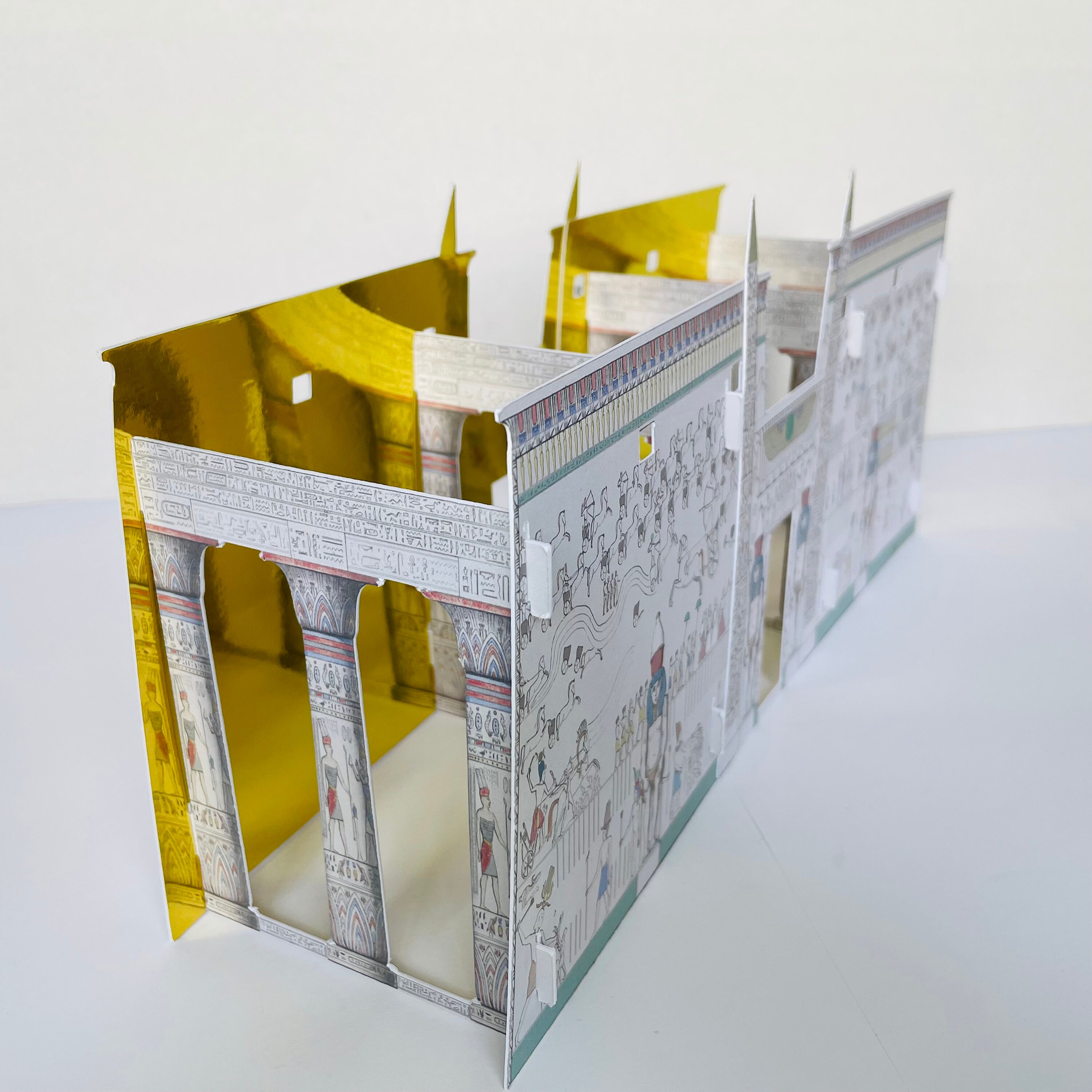 Luxor Temple Architecture Paper Lantern Popup Building Art Home Decor ...