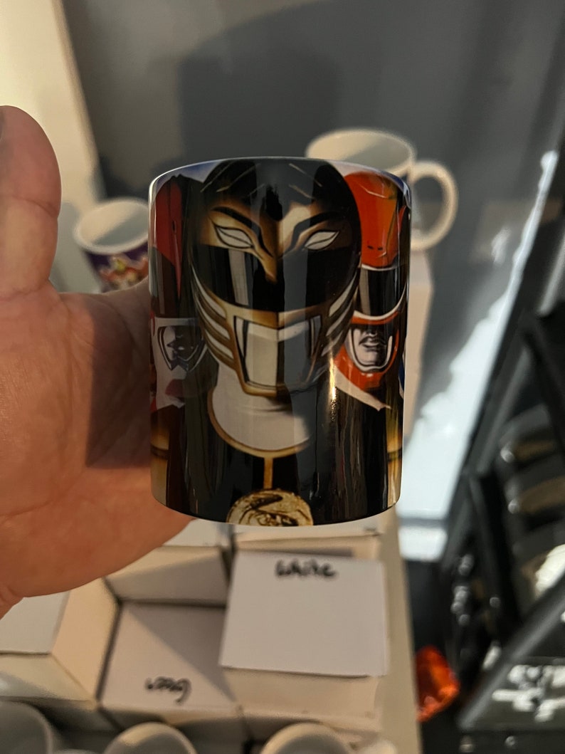 Mighty Morphin Power Ranger Movie Mug - Etsy