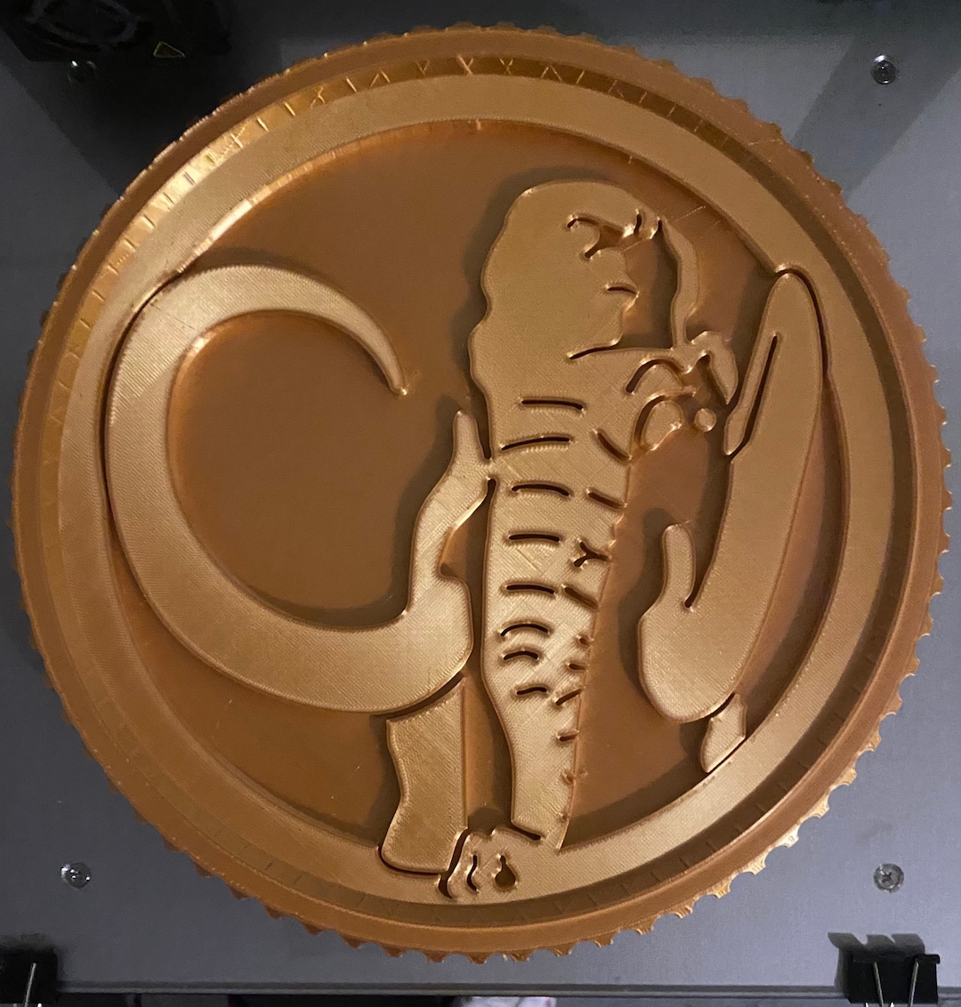 Mighty Morphin Power Rangers Mastodon Power Coin - Etsy