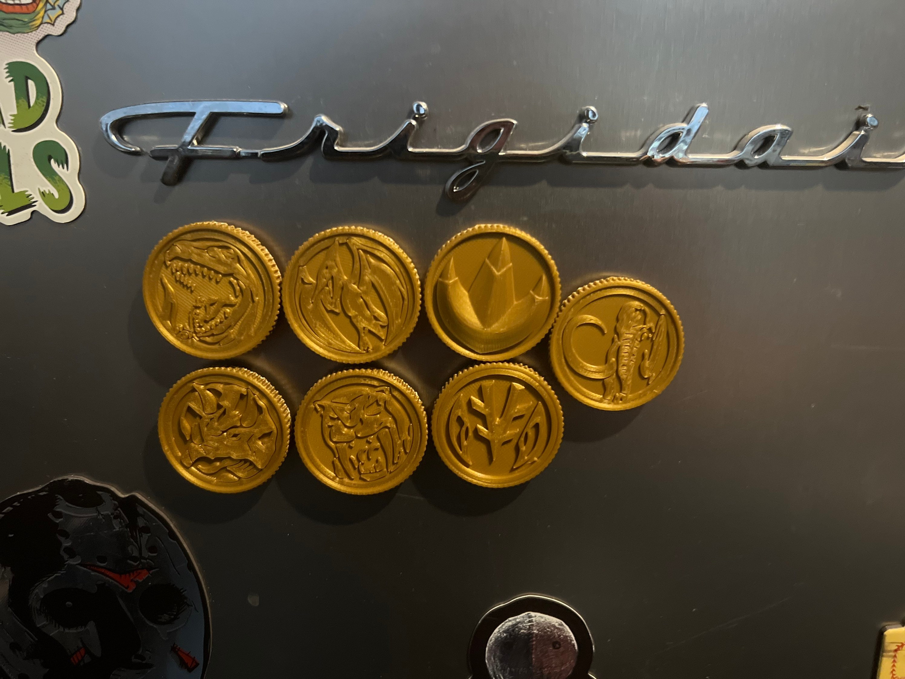 Power Coin Magnets Set of 7 - Etsy