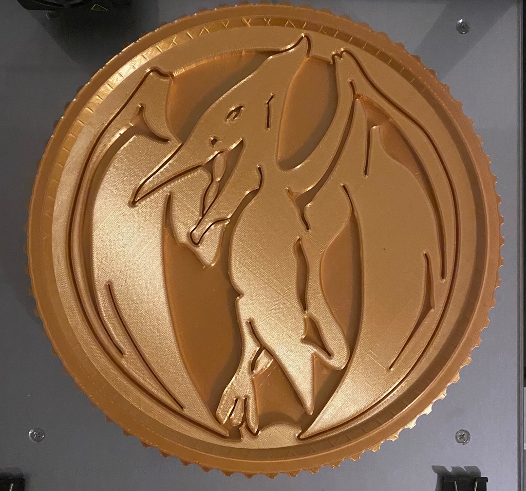 Mighty Morphin Power Ranger Pterodactyl Power Coin - Etsy