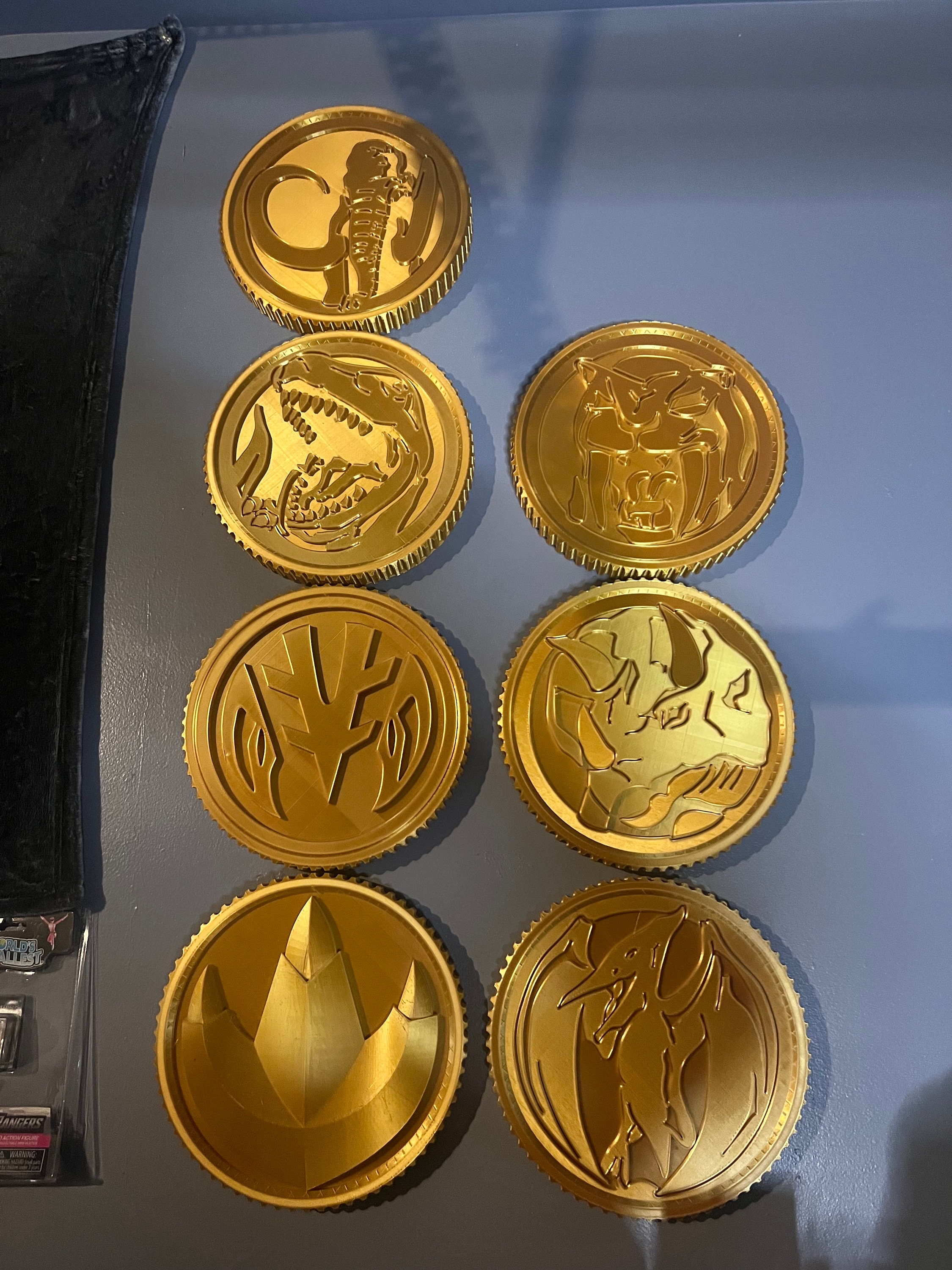 Mighty Morphin Power Rangers White Tiger Power Coin - Etsy