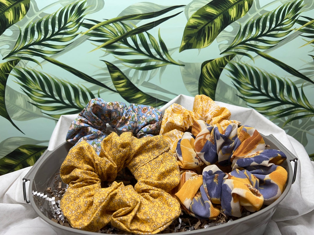 Yellow Scrunchie Pack - Etsy