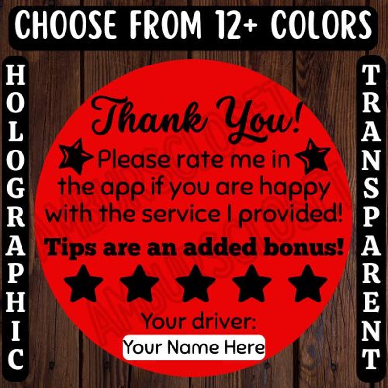 40 PRINTED Doordash Ubereats Grubhub 2" Round Stickers Labels Scratch ...