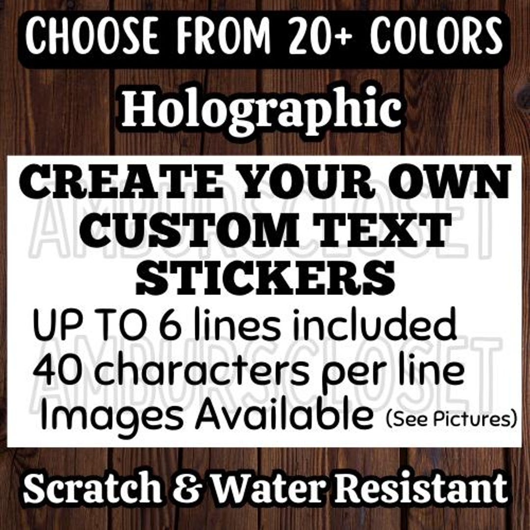 50 CUSTOM PRINTED Your Way Stickers 2.25" Labels Shipping Supplies ...