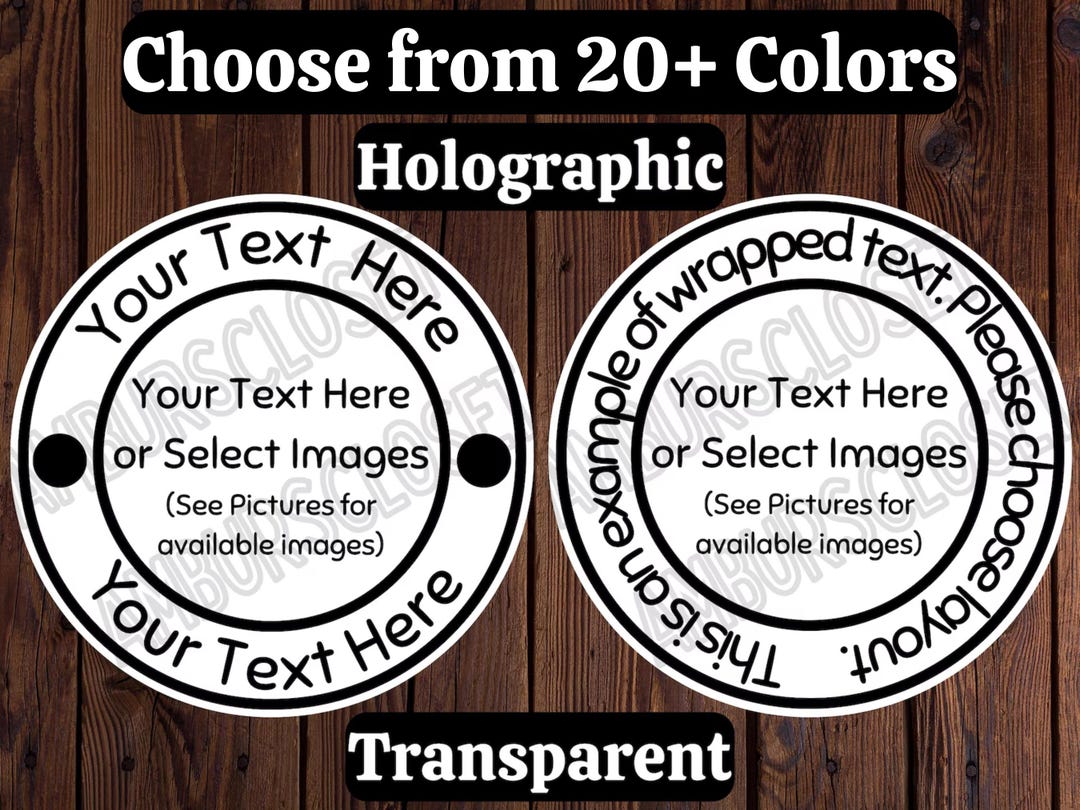 40 CUSTOM PRINTED Business Stickers 2" Round Shipping Supplies Small ...
