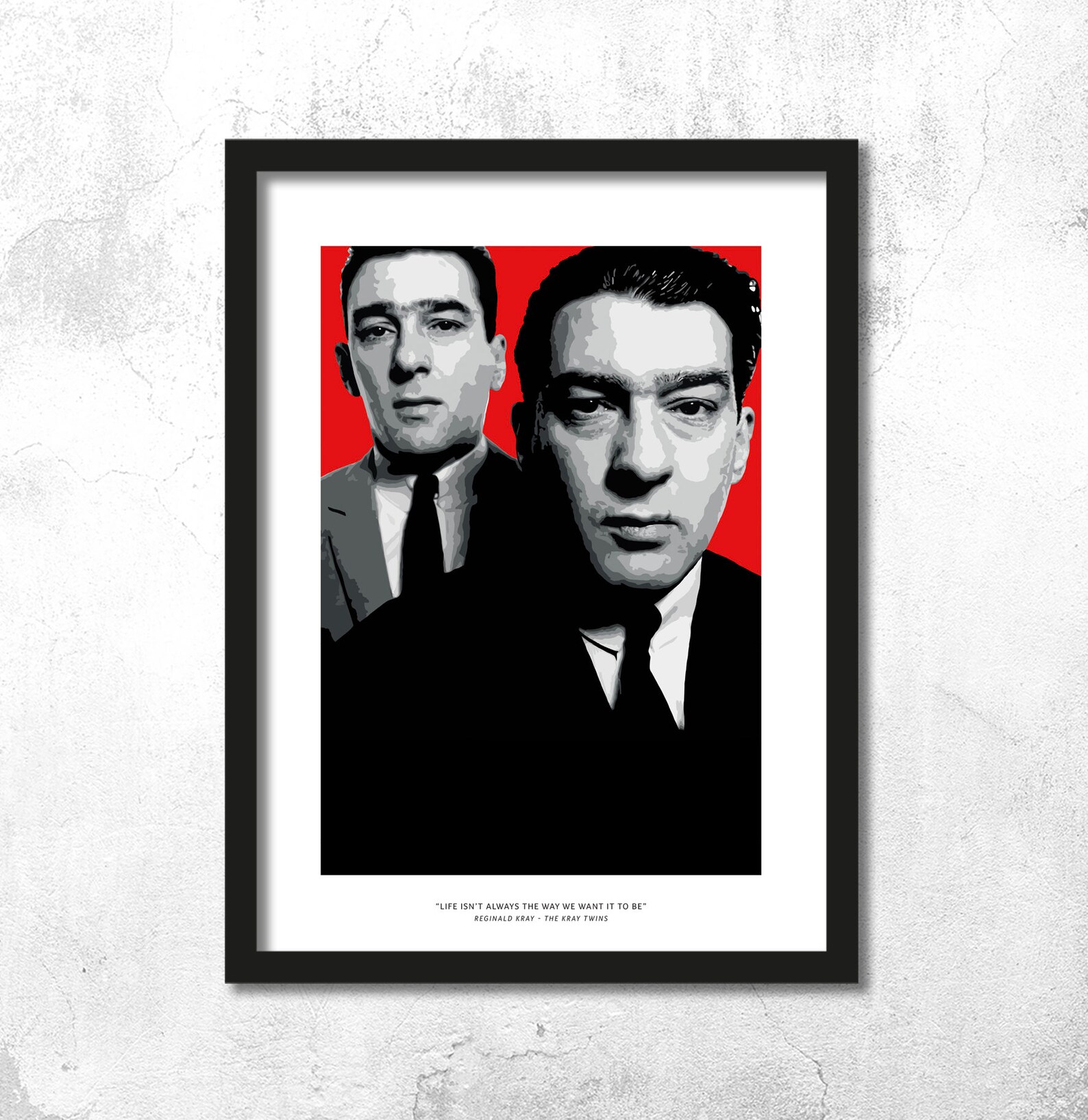The Kray Twins Limited Edition A3 Digital Pop Art Portrait Print Signed ...